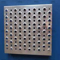 China 5 Diamond Holes 450mm*3000mm Galvanized Steel Plank Grating Perforated for sale
