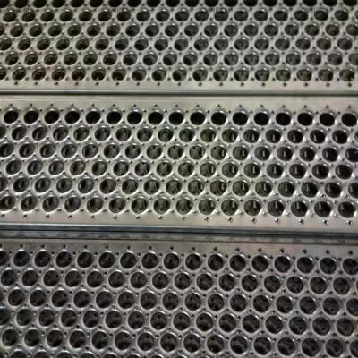 China Round Holes Galvanized Steel Plank Grating	Perforated Anticorrosion for sale