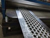 China Round Holes Galvanized Steel Plank Grating	Perforated Anticorrosion for sale
