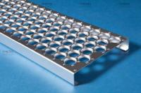 China Round Holes Galvanized Steel Plank Grating	Perforated Anticorrosion for sale