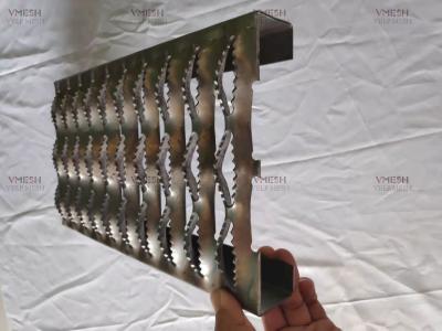 China Anti Skiding Perforated Metal Plate Walkway Grip Strut Safety Grating 2.0-4.0mm for sale