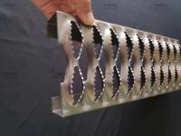 China Anti Skiding Perforated Metal Plate Walkway Grip Strut Safety Grating 2.0-4.0mm for sale
