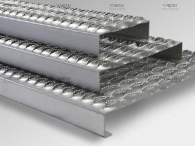China Anti Slip 5 Diamond Walkway Grip Strut Safety Grating Perforated for sale