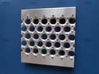 China Round Hole Walkway Grip Span Safety Grating 450mm Wear Resistance for sale