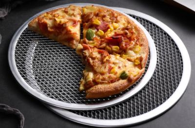 China Aluminum Pizza Baking Disk 6-18 Inch High Strength Rustproof for sale