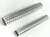 China Galvanized 2.5mm Metal Ladder Rungs Heavy Duty Antiskid for sale