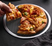 China Seamless Round Pizza Screen Tray 6-22 Inch Aluminum Alloy for sale
