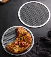 China Seamless Round Pizza Screen Tray 6-22 Inch Aluminum Alloy for sale