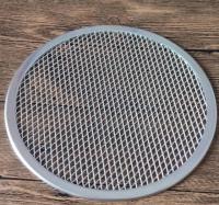 China Non Stick 8 Inch --22inch Aluminum Mesh Pizza Screen Customized Size for sale