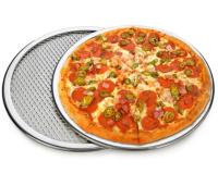 China Non Stick 8 Inch --22inch Aluminum Mesh Pizza Screen Customized Size for sale