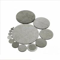 China Metal Porous 50um 100um 150um Multilayer Coffee Sintered Filter Disc for sale