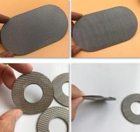 China Metal Porous 50um 100um 150um Multilayer Coffee Sintered Filter Disc for sale