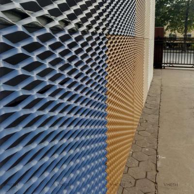 China 0.5-2mm Thickness Aluminum Expanded Metal Mesh For Decoration for sale