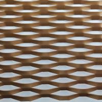 China 0.5-2mm Thickness Aluminum Expanded Metal Mesh For Decoration for sale