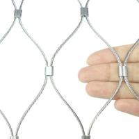 China High Strength Stainless Steel Cable Wire Rope Mesh Net For Aviary Zoo Mesh for sale