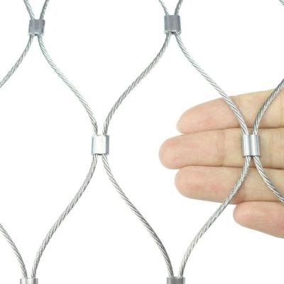 China High Strength Stainless Steel Cable Wire Rope Mesh Net For Aviary Zoo Mesh for sale