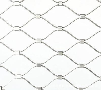 China 1mm Black Oxidation Stainless Steel Rope Mesh for Bird Cages for sale