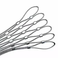 China SS 304 316 Stainless Steel Wire Rope Mesh for Zoo Balustrade for sale