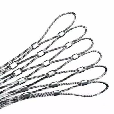 China SS 304 316 Stainless Steel Wire Rope Mesh for Zoo Balustrade for sale