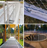 China 304/316 Stainless Steel Rope Wire Mesh 30x30mm for Aviary Protection for sale