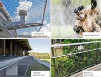 China 304/316 Stainless Steel Rope Wire Mesh 30x30mm for Aviary Protection for sale