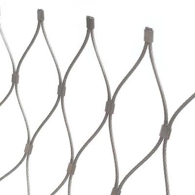 China Inox Wire Cable Ferrule Flexible Stainless Steel Rope Mesh SS 304 316 for sale