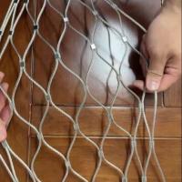 China Inox Wire Cable Ferrule Flexible Stainless Steel Rope Mesh SS 304 316 for sale