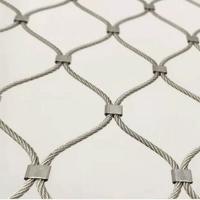 China High Strength Stainless Steel Cable Wire Rope Mesh Net For Aviary Zoo Mesh for sale
