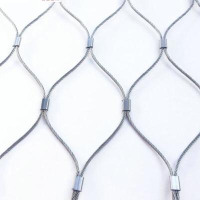 China Stainless Steel Wire Rope Mesh SS304/316 for Zoo Animal Cages for sale