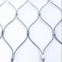 China Stainless Steel Zoo Mesh Fence High Strength Wire Rope Net for sale