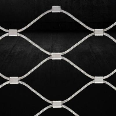China 304 316 Stainless Steel Wire Rope Mesh 7x7 for Protective Fencing for sale