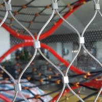 China 304 316 Stainless Steel Wire Rope Mesh 7x7 for Protective Fencing for sale