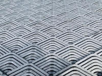 China 4*8ft Steel Diamond Expanded Metal Mesh For Building Materials for sale