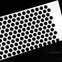 China Light Weight Perforated Plastic Sheet With Round Holes for sale