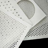 China Light Weight Perforated Plastic Sheet With Round Holes for sale