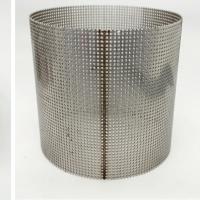 China Aluminum Stainless Steel Perforated Filter Tube for Water Well for sale