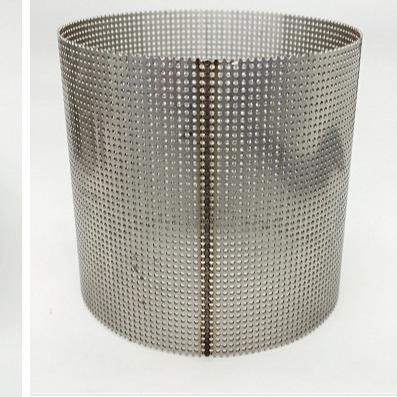 China Aluminum Stainless Steel Perforated Filter Tube for Water Well for sale