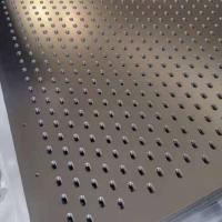 China Galvanized Perforated Metal Mesh Sheet 1mm Round Hole Decorative for sale