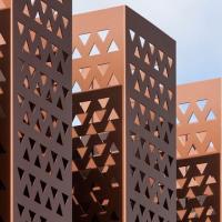 China Galvanized Perforated Metal Mesh Sheet 1mm Round Hole Decorative for sale