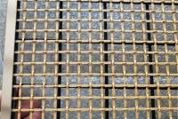 China Durable Golden Brass Color Stainless Steel Architectural Woven Wire Mesh For Curtain for sale