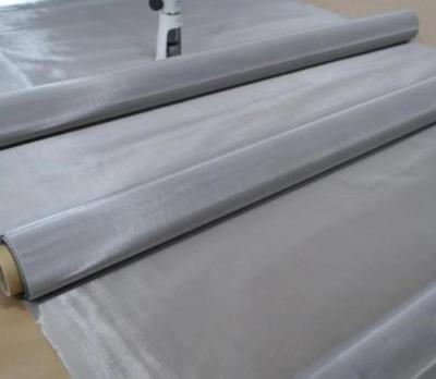 China 1m Width 300-400 Micron Stainless Steel Mesh Sheet Plain Dutch Weave for sale