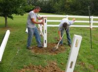 China 100% Virgin Material Durable 2rails 3rails PVC Paddock Horse Fence Farm Fence for sale