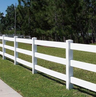 China 1.2m White 3-Rail Heavy Duty PVC Horse Fence for sale