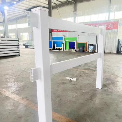 China White PVC Vinyl Coated Ranch Horse Fencing 1.2m-1.5m Height for sale