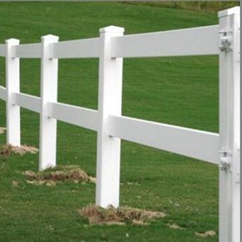 China Heavy Duty PVC Horse Fence 2.5m Length Farm Fencing for sale