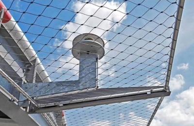 China Black Oxidation Stainless Steel Cable Mesh 3mm for Decoration for sale