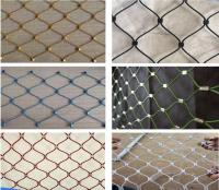 China Stainless Steel Rope Mesh 20x20mm 304/316 for Zoo Aviary Decoration for sale