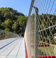 China 316 Stainless Steel Rope Wire Mesh 100x100mm for Stair Railing for sale