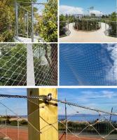 China 316 Stainless Steel Rope Wire Mesh 100x100mm for Stair Railing for sale
