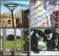 China Custom Stainless Steel Rope Wire Mesh for Bird Cages 1.5mm 1.6mm for sale